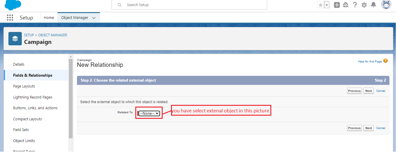 External Relationship In Salesforce Forcelearn