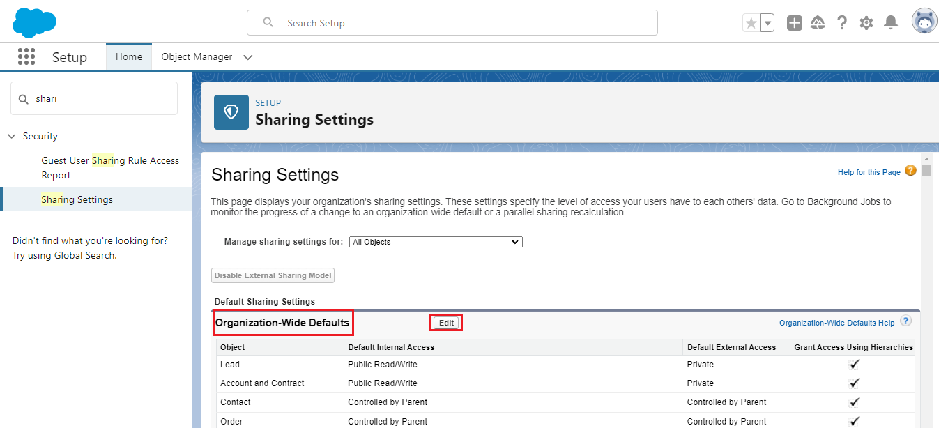 What is OWD in Salesforce - ForceLearn