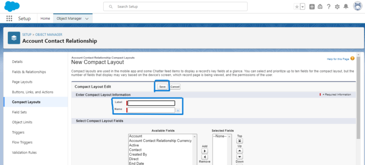 What is Compact Layout in Salesforce - ForceLearn