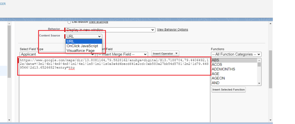 What is Custom Links in Salesforce - ForceLearn