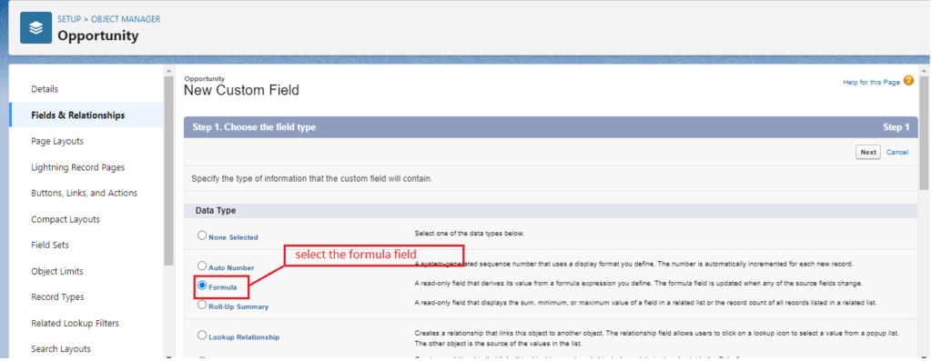 What is Formula in Salesforce - ForceLearn