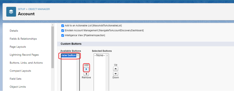 How To Creating List View Buttons In Salesforce Forcelearn