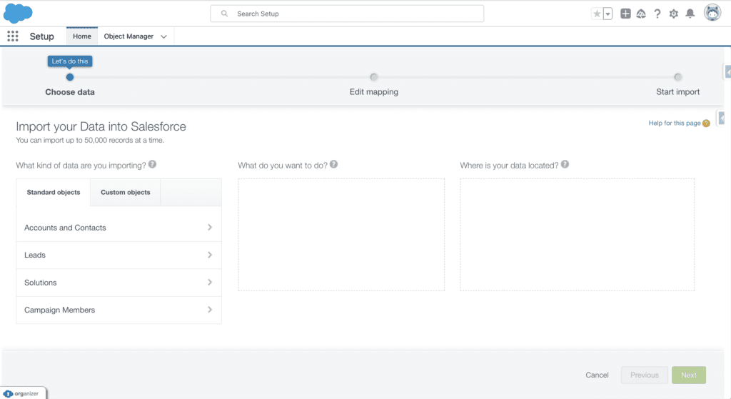 What is Import Wizard in Salesforce - ForceLearn