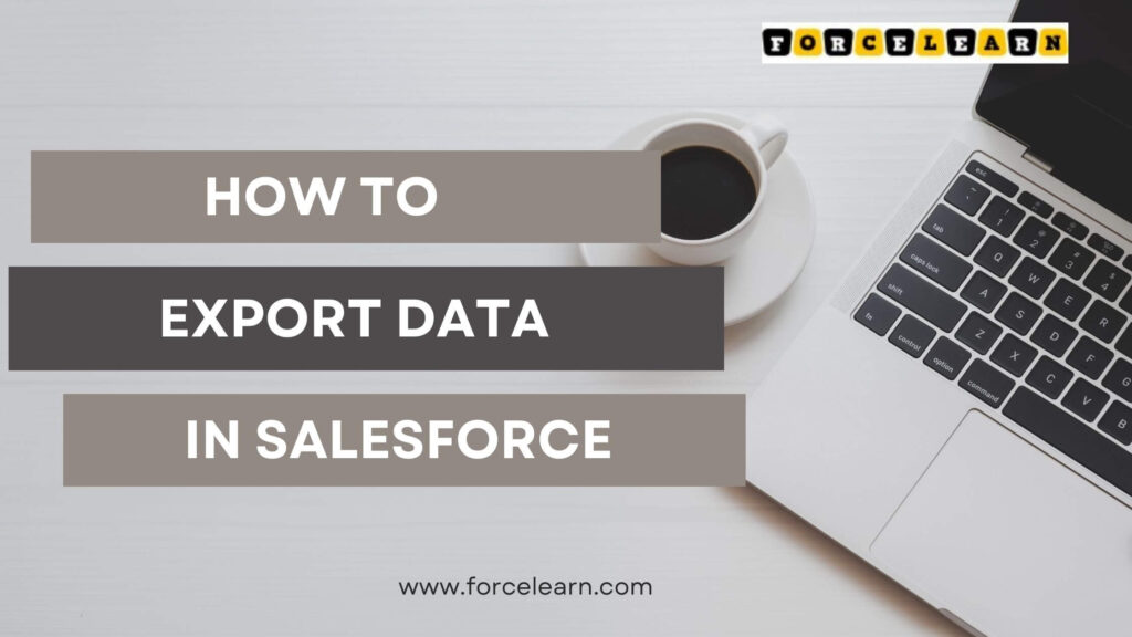 How to Export Data in Salesforce - ForceLearn