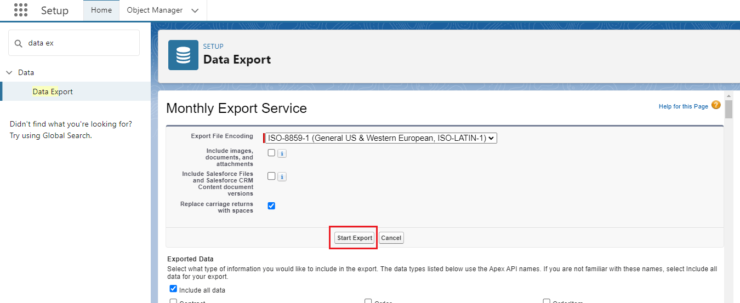 How to Export Data in Salesforce - ForceLearn