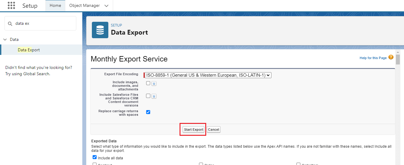 How to Export Data in Salesforce - ForceLearn