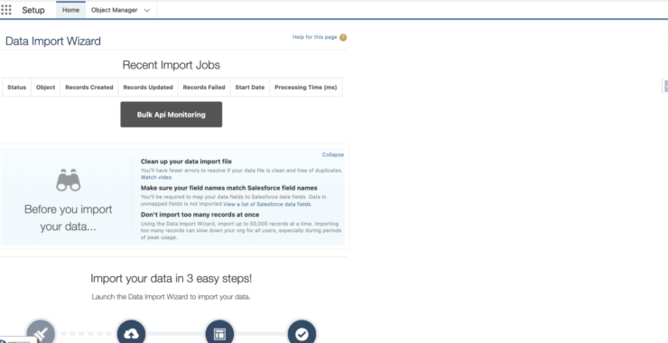What is Import Wizard in Salesforce - ForceLearn