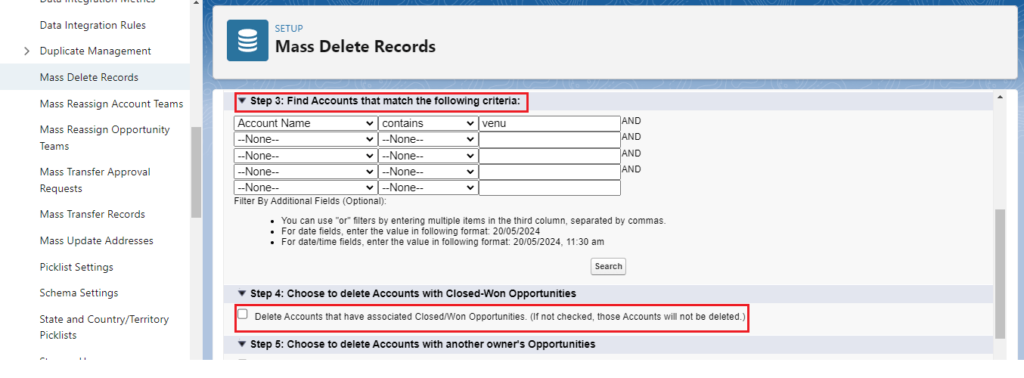 How Mass Delete Records in Salesforce - ForceLearn