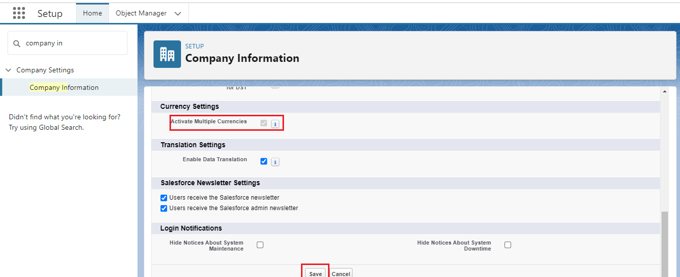 How to Enable Multi-Currency in Salesforce - ForceLearn