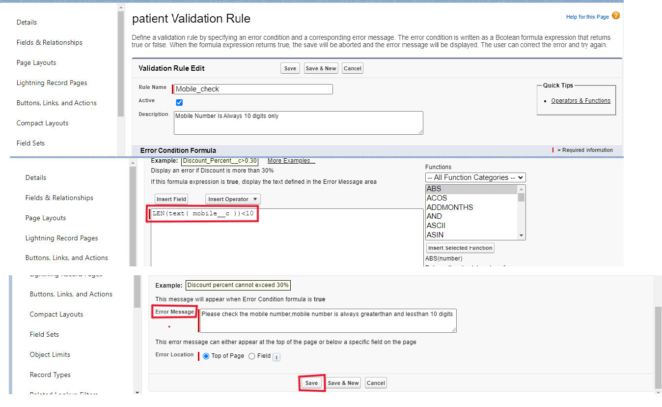 What is Validation Rules in Salesforce - ForceLearn
