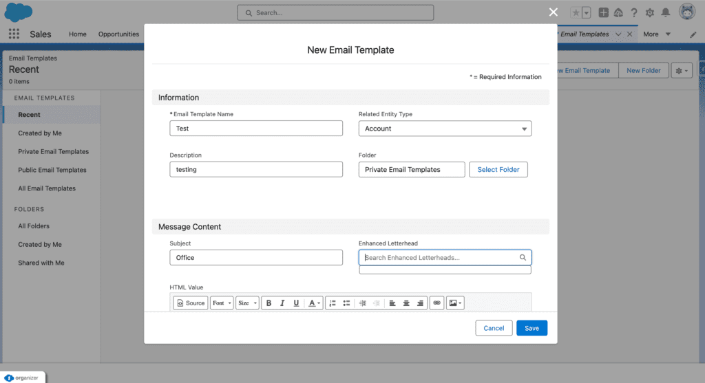 Lightning Email Templates in Salesforce - ForceLearn
