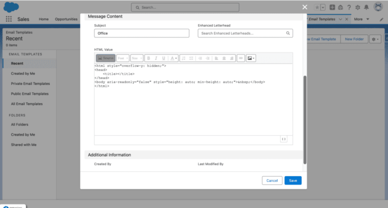 Lightning Email Templates in Salesforce - ForceLearn
