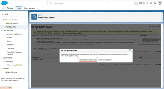 What is Work Flows in Salesforce - ForceLearn